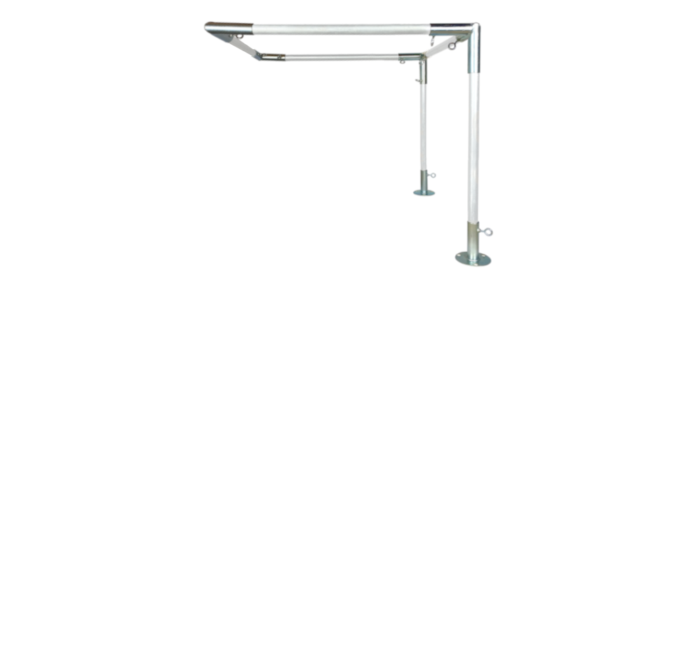 10' Wide Wall Mounted Flat Awning Canopy Kits – Sacramento Canopy