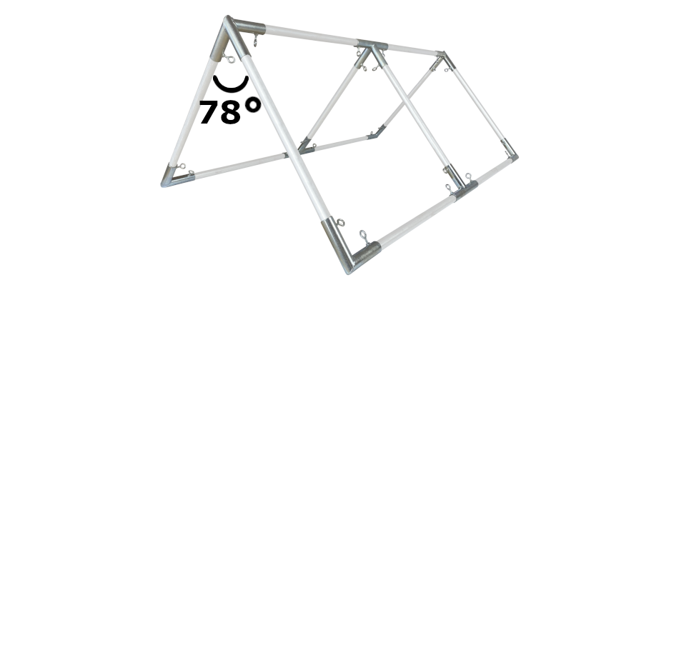 20' Wide A-Frame Canopy Kits – Sacramento Canopy