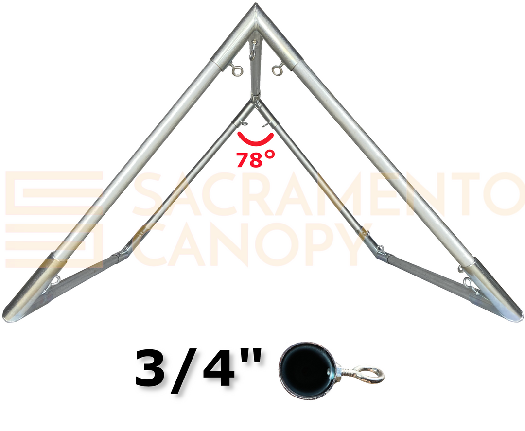 20' Wide A-Frame – Sacramento Canopy